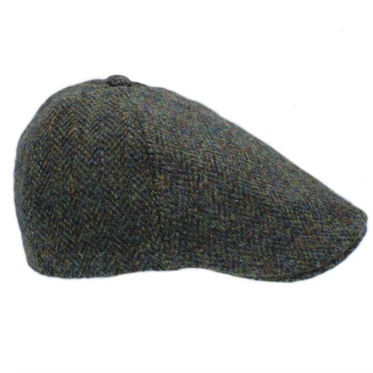 Harris Tweed Duckbill 6-teilige Cap Mallaig Forest – The Tweed Shop