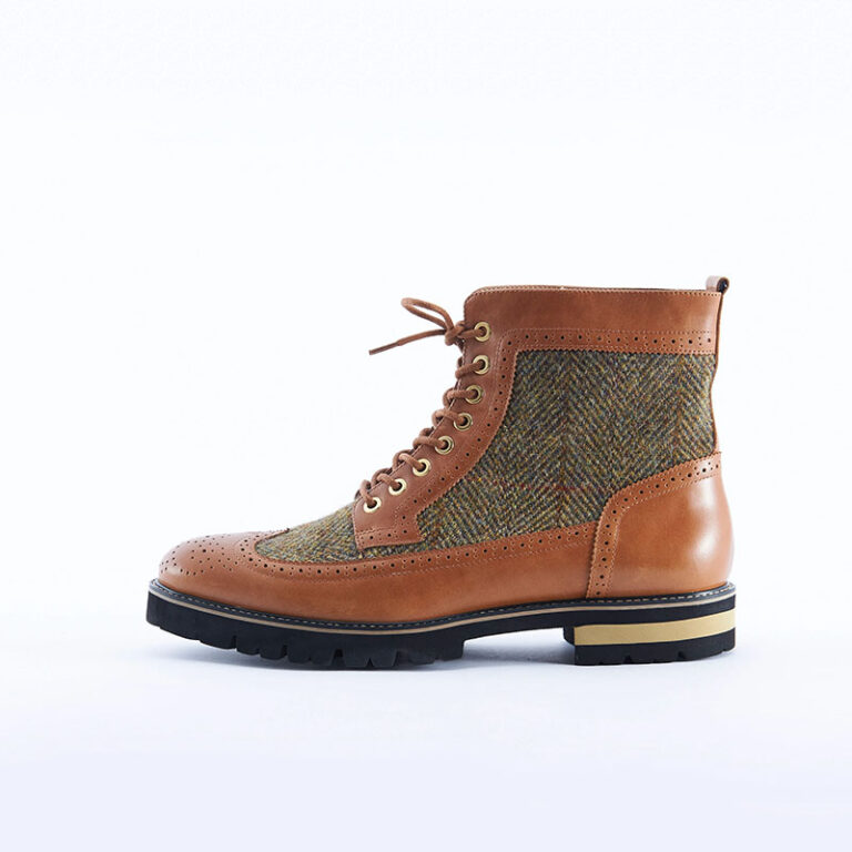 Harris Tweed The Huntsman, Harris Tweed Classic Shoe Chestnut – The ...